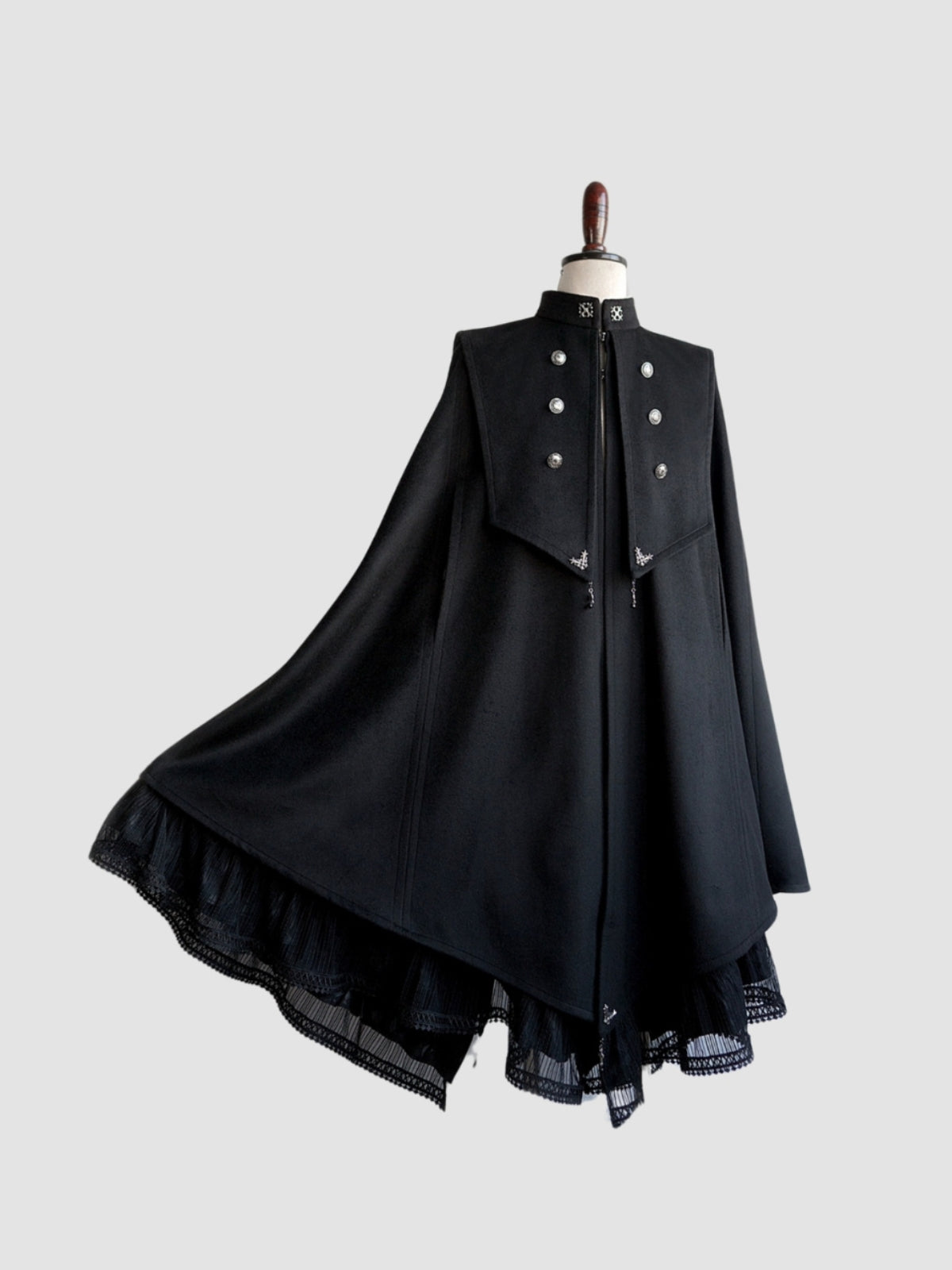 Sorceress Victoria Dark Gothic Shadow Cloak – Clioce